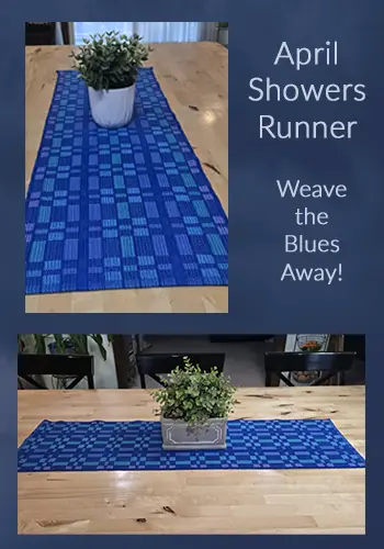 April Showers Table Runner - Lunatic Fringe Yarns