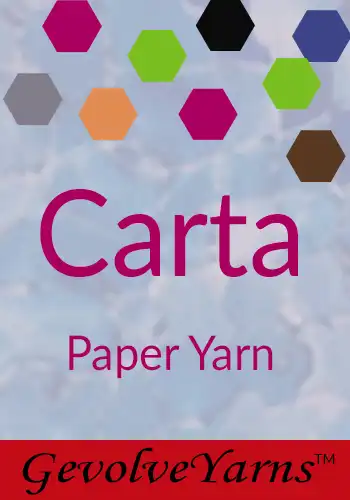 Carta Paper Yarn - Gevolve - Lunatic Fringe Yarns