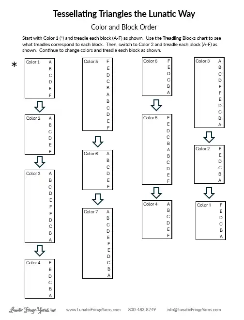 Weaving the Tessellation Triangles Towels-Blog Post - Lunatic Fringe Yarns